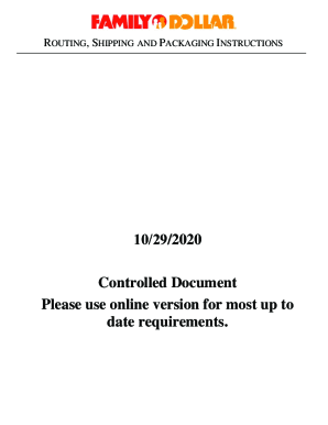 Fillable Online ROUTING, SHIPPING, AND PACKAGING. ROUTING, SHIPPING ...
