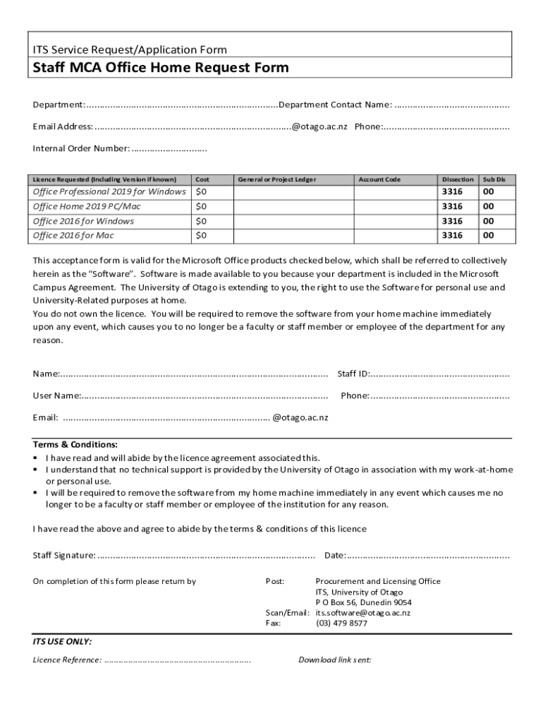 Fillable Online gov.ie - Request Application FormFREE 6+ IT Service Request Forms in PDFMS ...