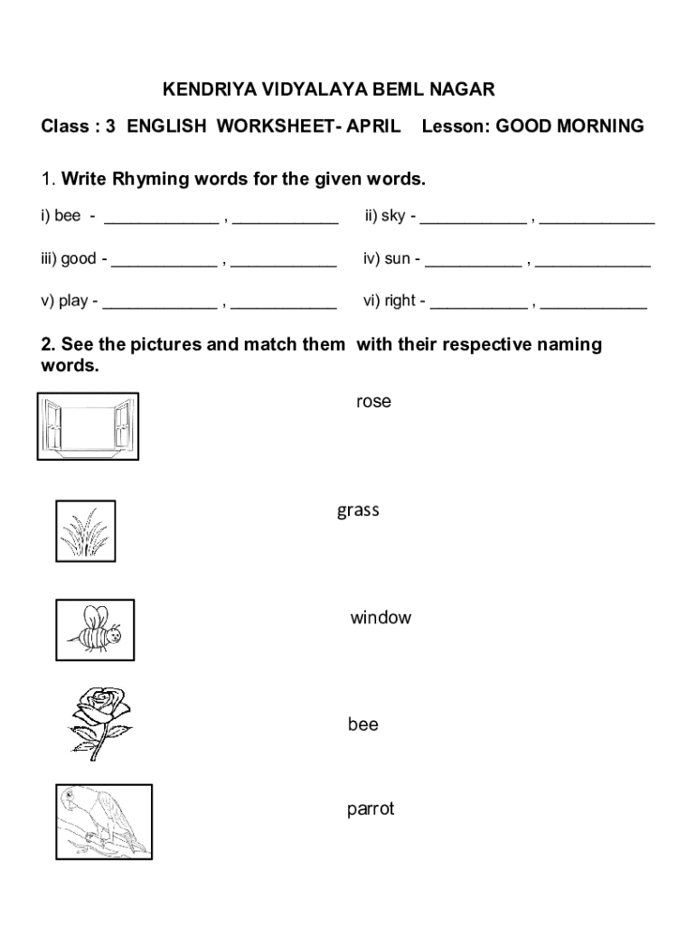 Fillable Online www.worksheetsbuddy.comworksheets-for-class-3CBSE ...