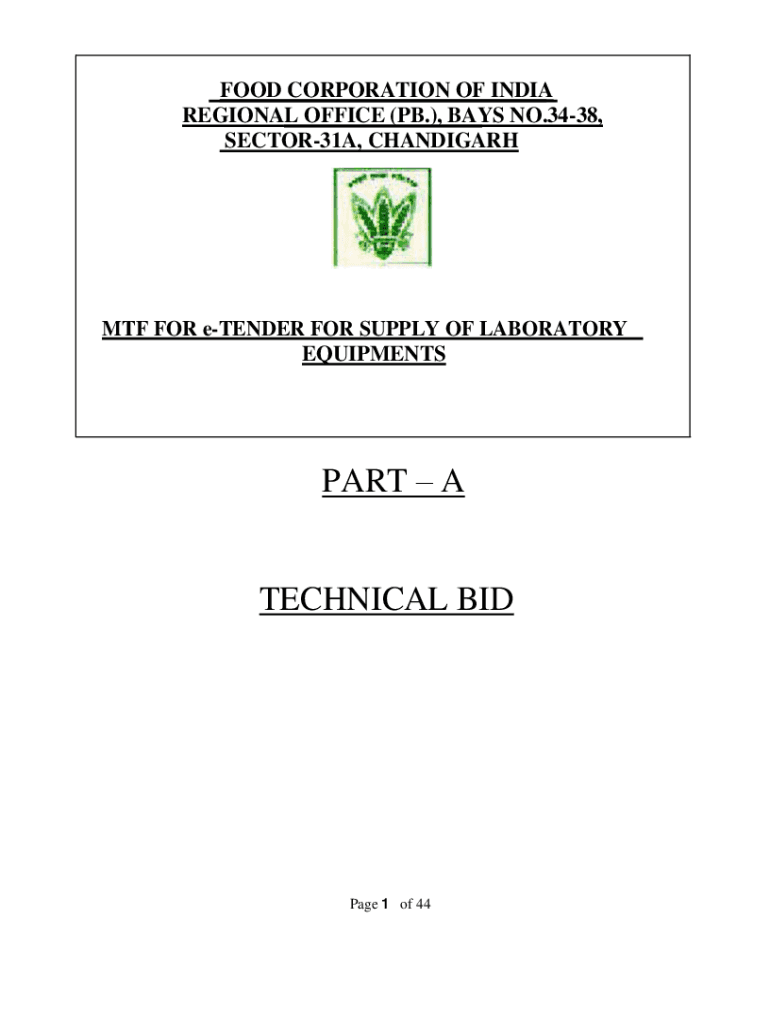 Fillable Online 4.imimg.comdata4PVFOOD CORPORATION OF INDIA REGIONAL OFFICE (PB.), BAYS NO.34 ...