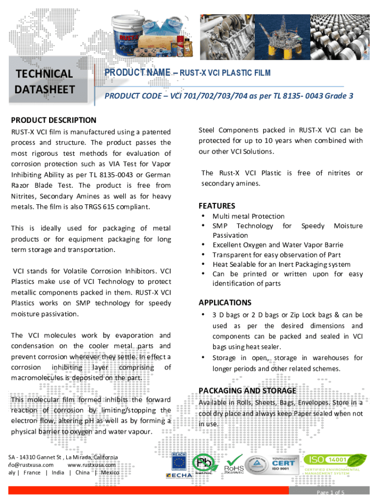 Fillable Online rustx.net02TDS-VCI-Plastic-with-BFSV-TRTECHNICAL ...