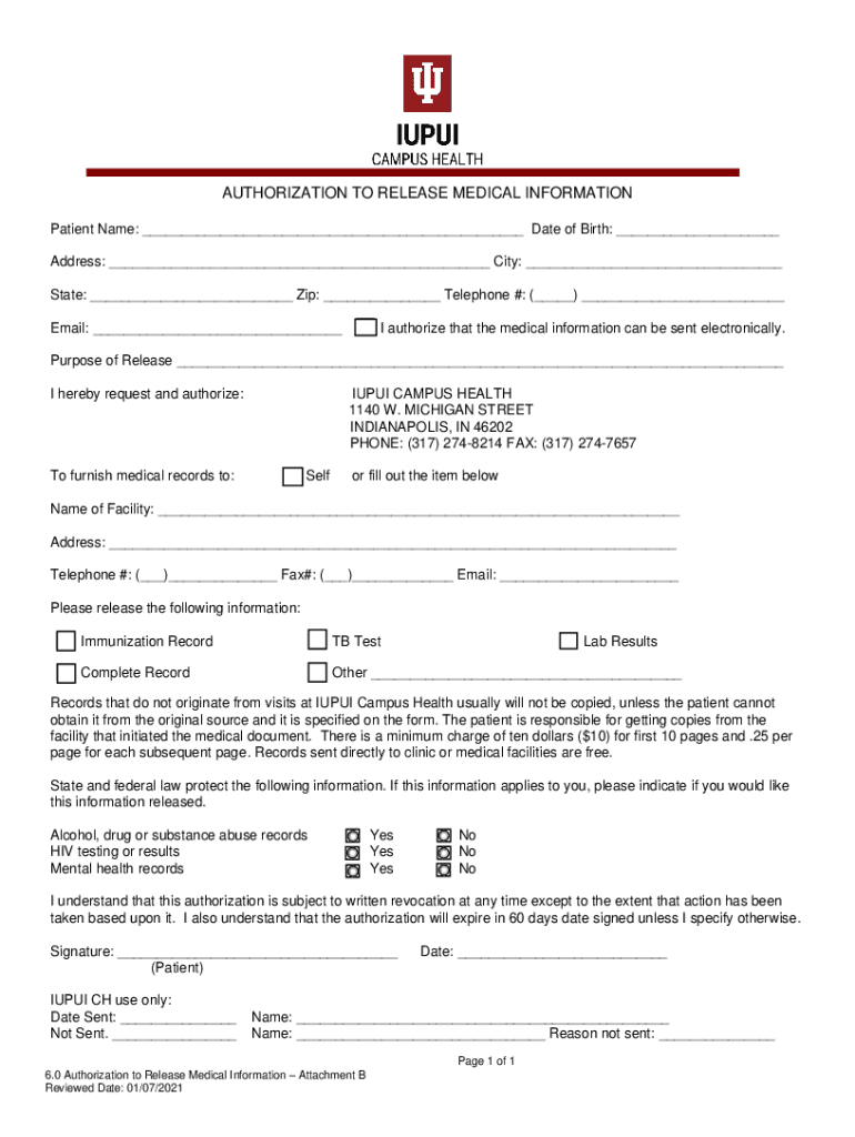Fillable Online health iupui stric.comforms202-Authorization-for ...