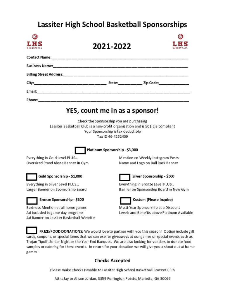 Fillable Online lassiterbasketball.sportngin.comregisterform2022 ...