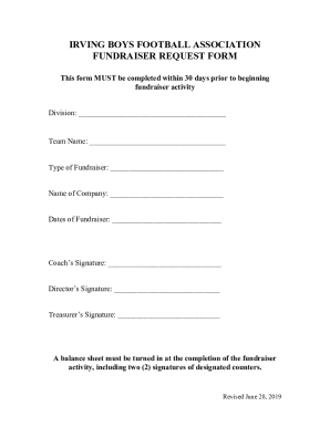 Fillable Online Fundraiser Request Form Fax Email Print - pdfFiller