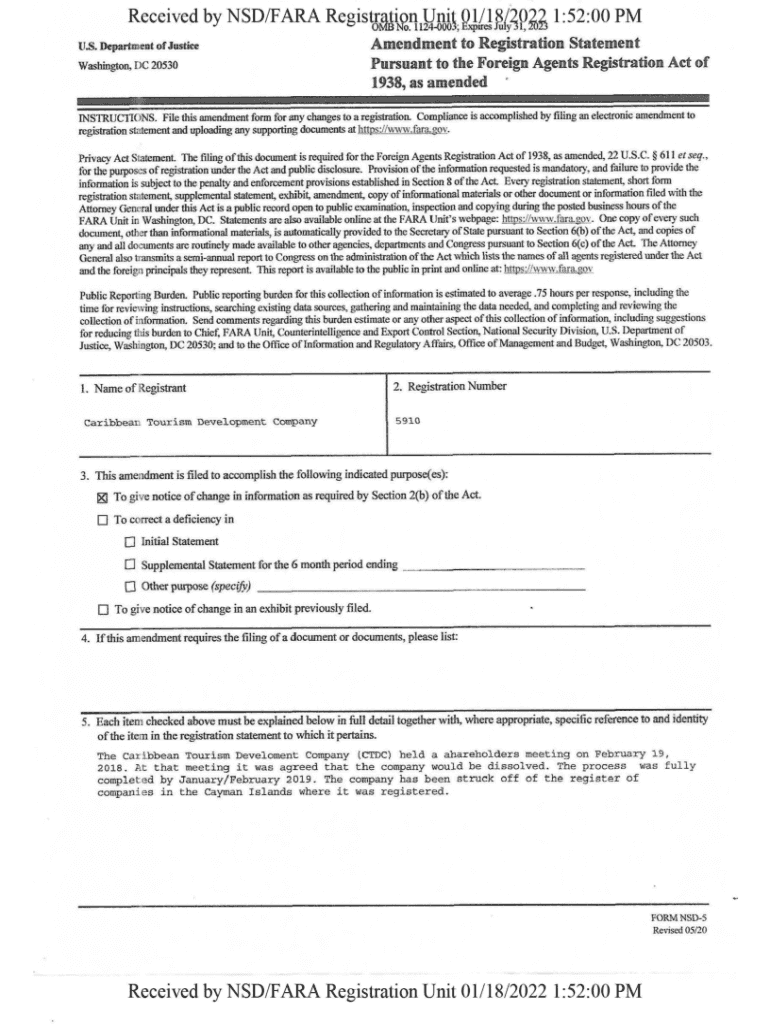 Fillable Online efile.fara.govdocs5870-Short-Form-20221007-304Received ...