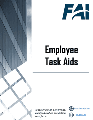 Fillable Online FAI Employee Task Aids. FAI Employee Task Aids Fax ...
