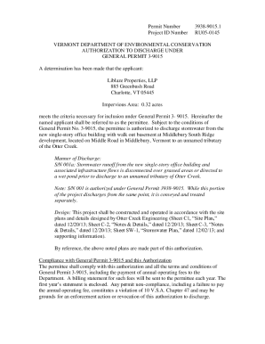 Fillable Online Permit Number 3938-9015.1 Project ID Number RU05-0145 ...