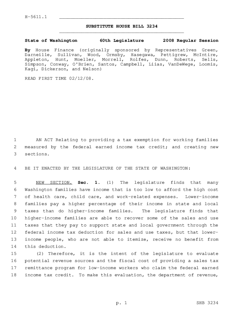 Fillable Online app.leg.wa.govdocumentsbilldocsHOUSE BILL REPORT HB ...