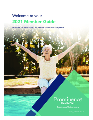 Fillable Online Member Portal Guide - Prominence Medicare Fax Email ...