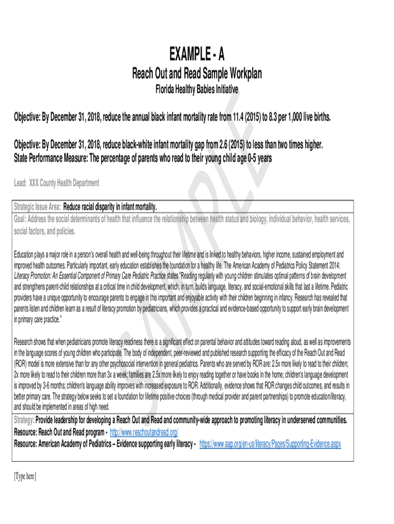 Fillable Online Objective Action Plan Reporting Template Fax Email ...