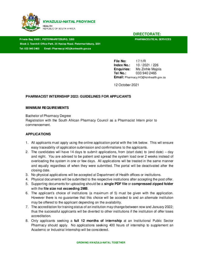 Fillable Online www.kznhealth.gov.zaTendersCurrentDEPARTMENT OF HEALTH ...