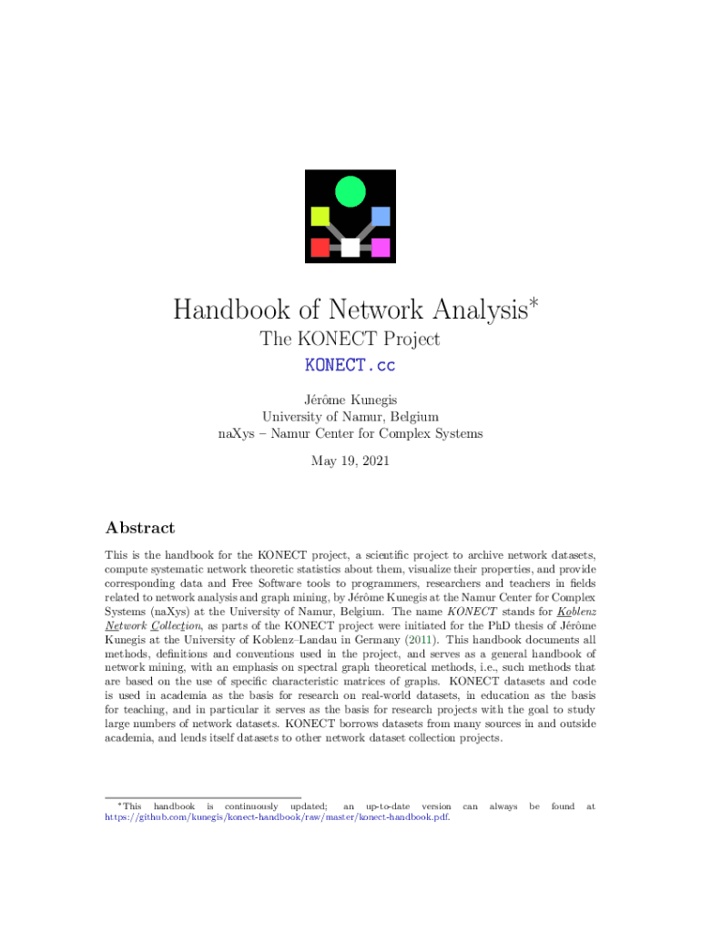 Fillable Online www.semanticscholar.orgpaperHandbook-of-NetworkPDF Handbook of Network Analysis ...