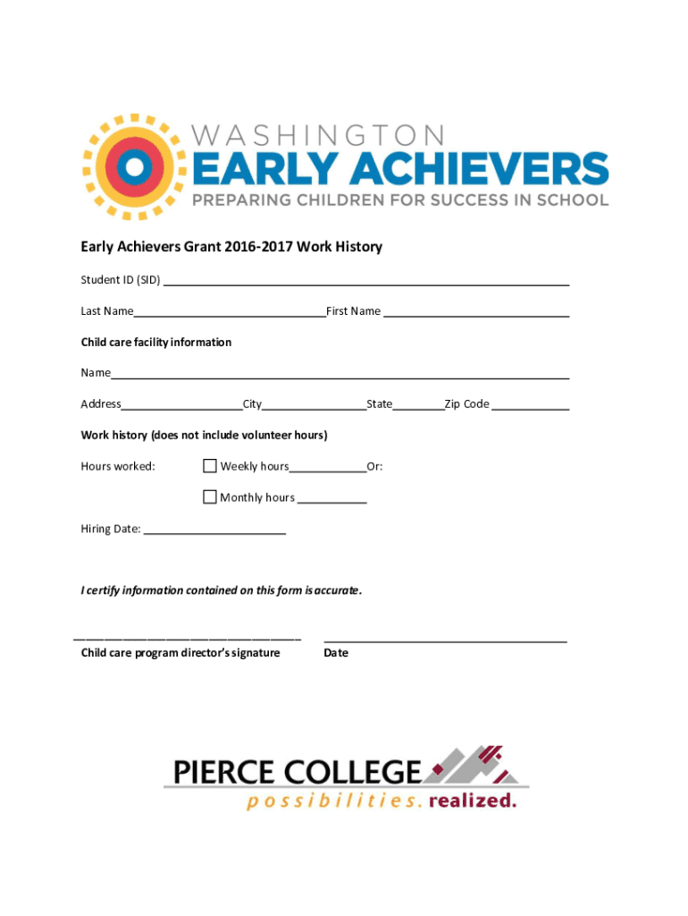 Fillable Online www.dcyf.wa.govservicesearlylearning-childcareEarly ...