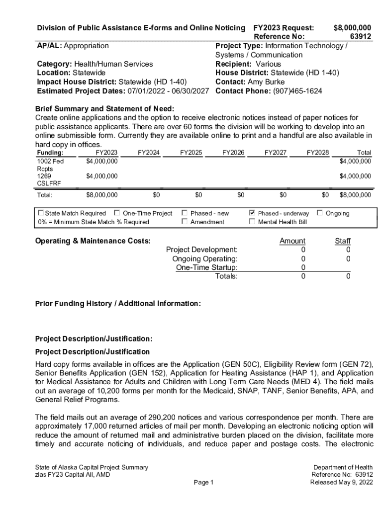 Fillable Online omb alaska Division of Public Assistance E-forms and ...