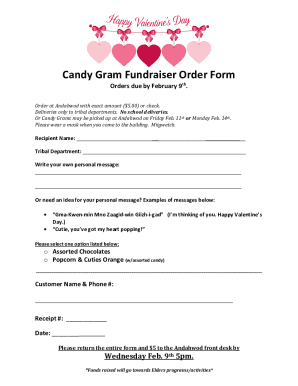 Fillable Online www.signnow.com62221-candy-gram-orderCandy Gram Order ...