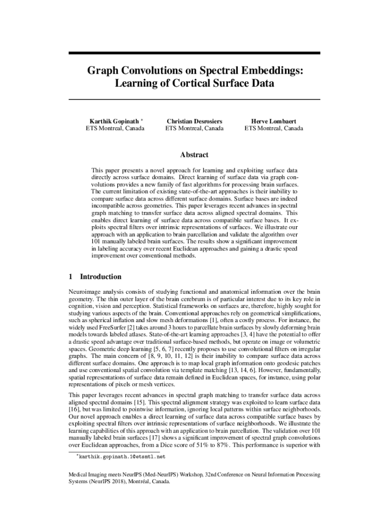 Fillable Online Graph Convolutions On Spectral Embeddings Learning Of