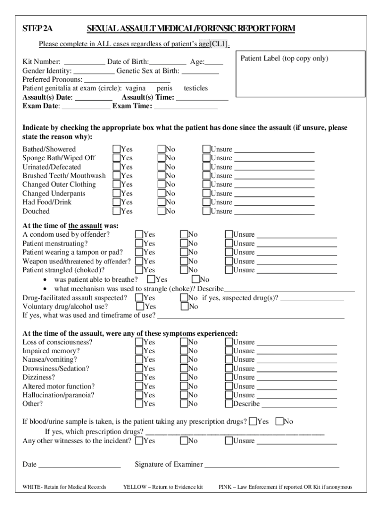 Fillable Online das nh oag.ca.govvictimservicesforensic-medical ...