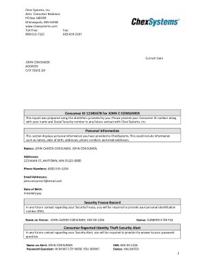 Fillable Online Contact ChexSystems.comChexSystems.com Home PageContact ...