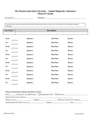 Fillable Online vbs psu Animal Diagnostic LaboratoryDepartment of ...