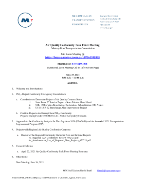 Fillable Online mtc ca Metropolitan Transportation Commission MTC is ...