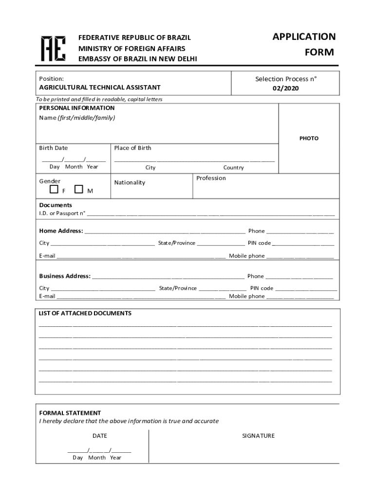 Fillable Online www.brazilevisas.combrazil-evisa-application-formBrazil ...