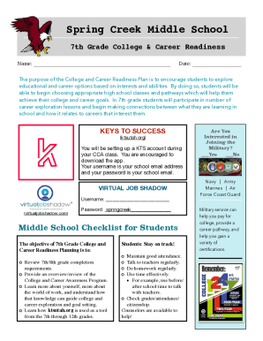 Fillable Online College and Career Readiness - Mississippi Department ...