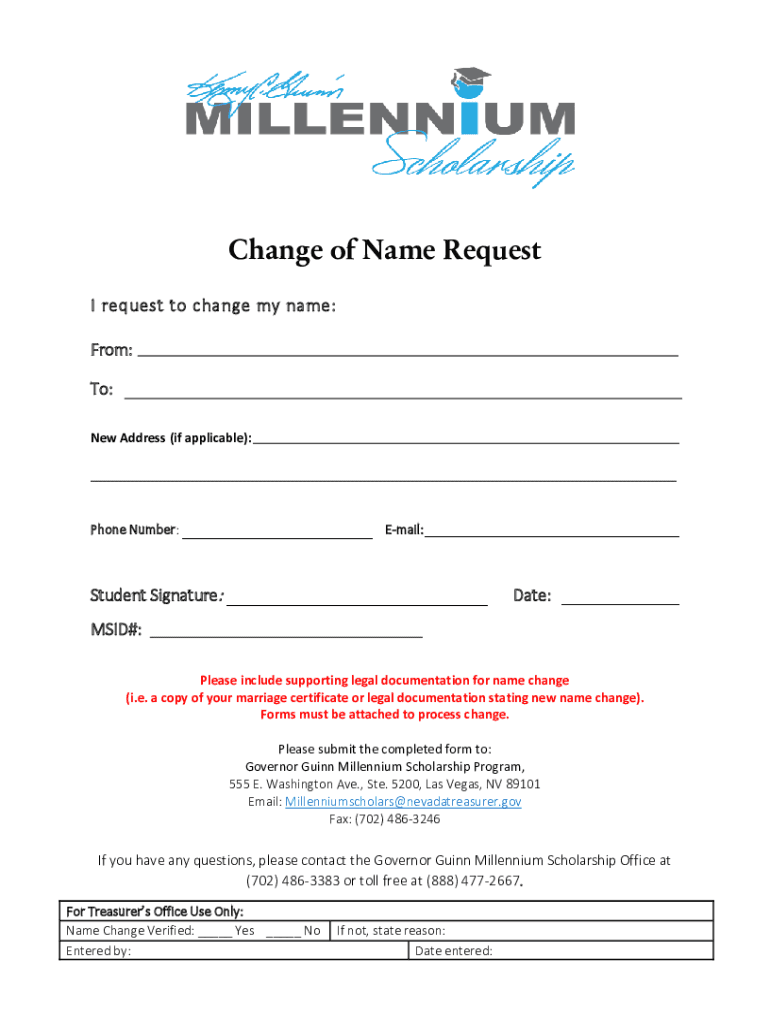 Fillable Online bestlettertemplate.comname-change-request-letterSample ...