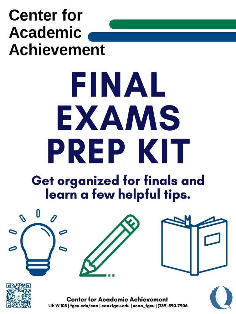 Fillable Online Final Exams Prep Kit - Florida Gulf Coast University ...