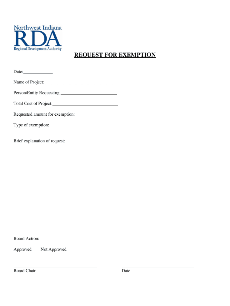 Fillable Online How to Write an Exemption Letter in 8 Simple StepsHow ...