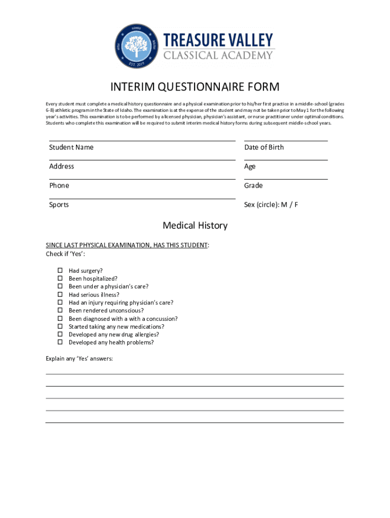 Fillable Online 19+ Medical History Questionnaire Templates in PDFDOC ...