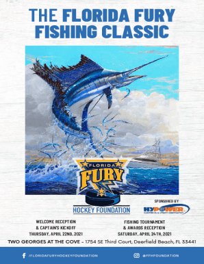 Fillable Online THE FLORIDA FURY FISHING CLASSIC - Webflow Fax Email ...