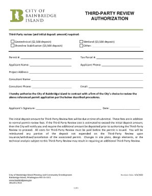 Fillable Online Third-Party Review Authorization Fax Email Print - pdfFiller