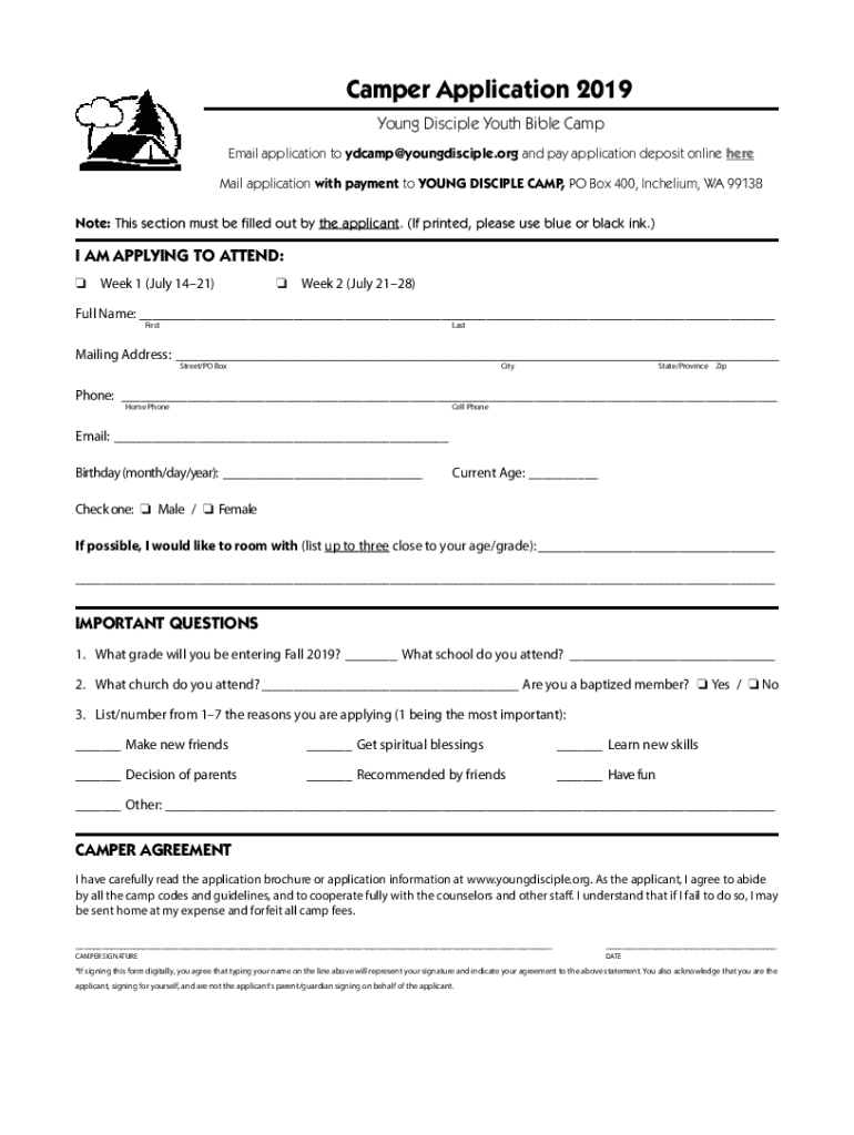 Fillable Online form.jotform.com213115769403150Young Disciple Youth ...