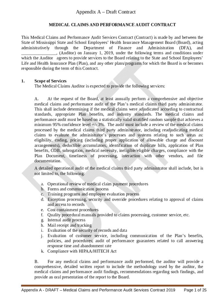 Medical Claim Auditing Services - TFG Partners Doc Template | pdfFiller