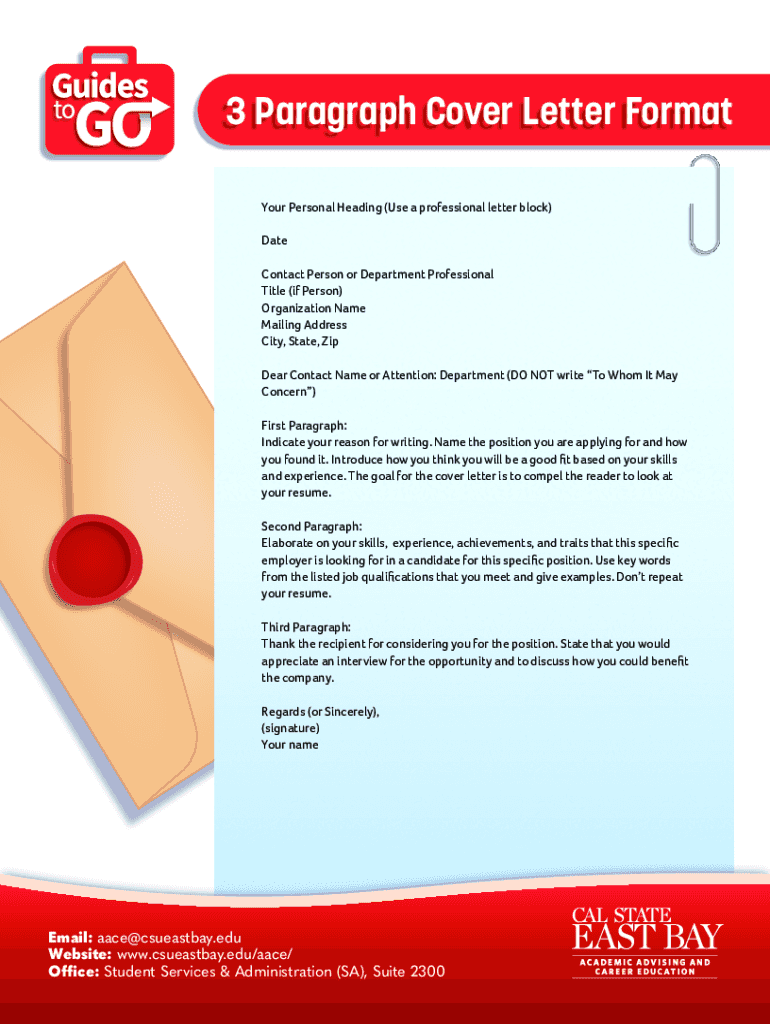 Fillable Online jobsaggregate.com3-paragraph-cover-letter-sample3 ...