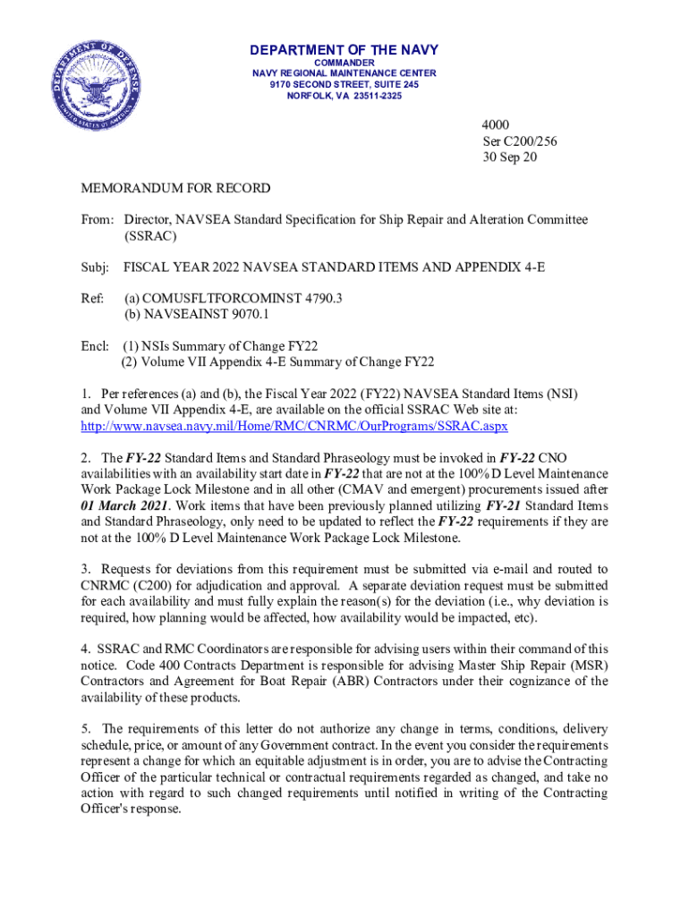 Fillable Online Director, NAVSEA Standard Specification for Ship Repair ...