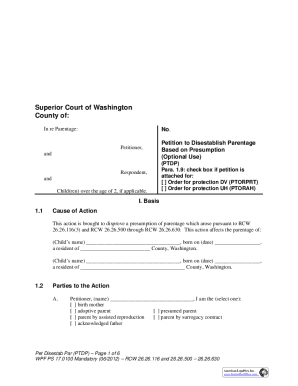 Fillable Online www.courts.wa.govformsWashington State Courts - Court ...