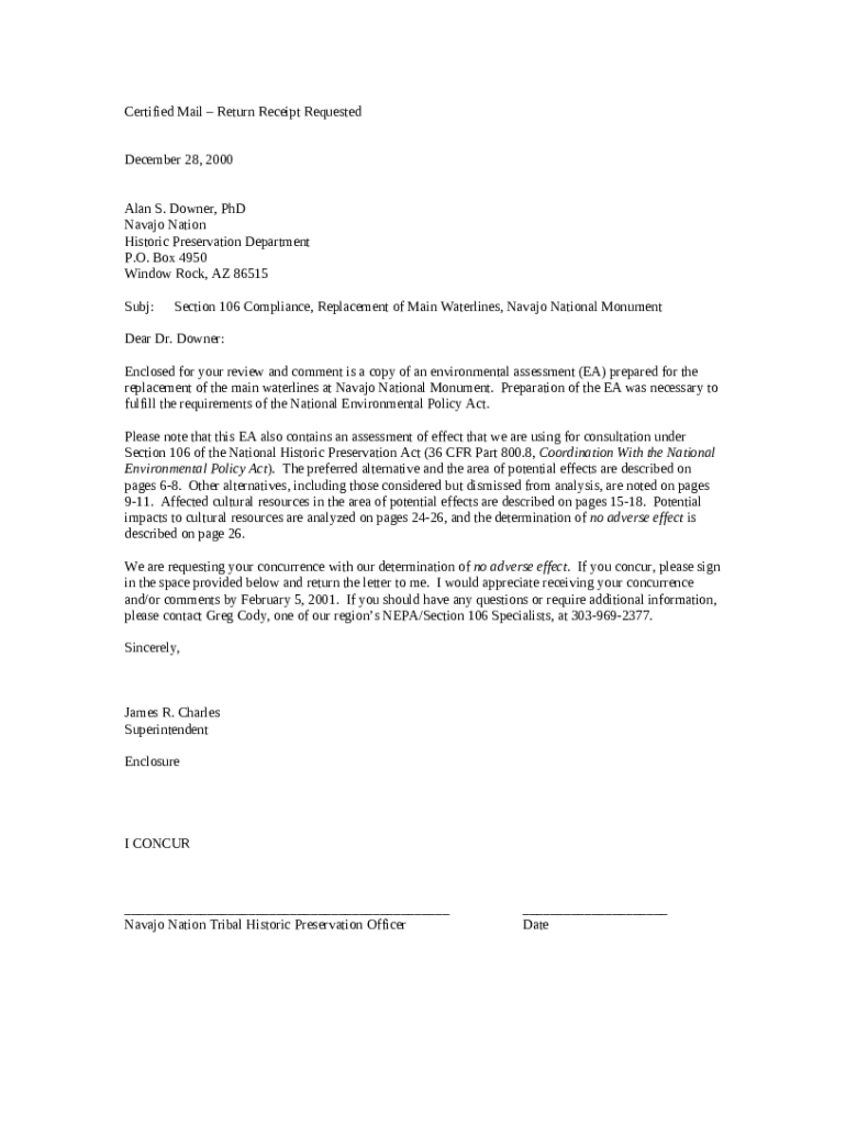 THPO-EA Transmittal Letter SAMPLE. THPO-EA Transmittal Letter SAMPLE ...