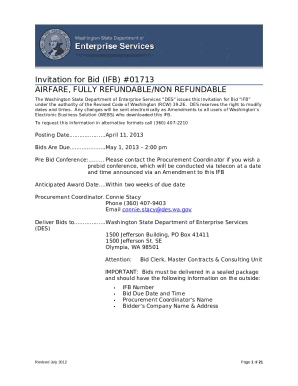 Invitation For Bid (IFB) DefinitionInvitation For Bid (IFB ...