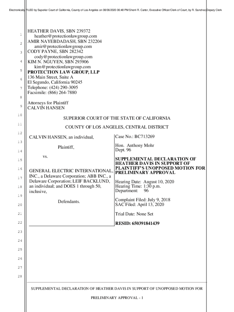 Fillable Online www.lacourt.orgdivisionefilingSuperior Court of California County of Los Angeles ...