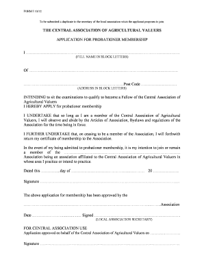 Fillable Online FORM I 05OS - CAAV Fax Email Print - pdfFiller