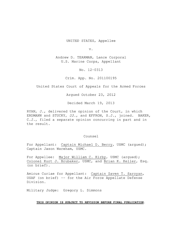 Fillable Online TEARMAN, Lance Corporal Fax Email Print - pdfFiller