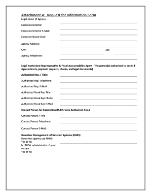 Fillable Online documents lahsa FY 2014 CoC Request for Information CoC ...