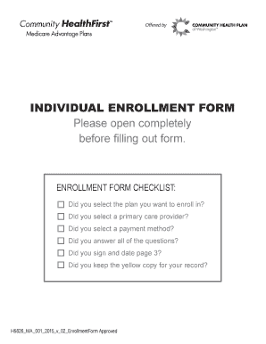 Fillable Online healthfirst chpw before filling out form Fax Email ...