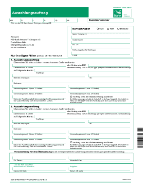 Ausfüllbar Online psdbank-ht Wird von der PSD Bank HessenThringen eG ...