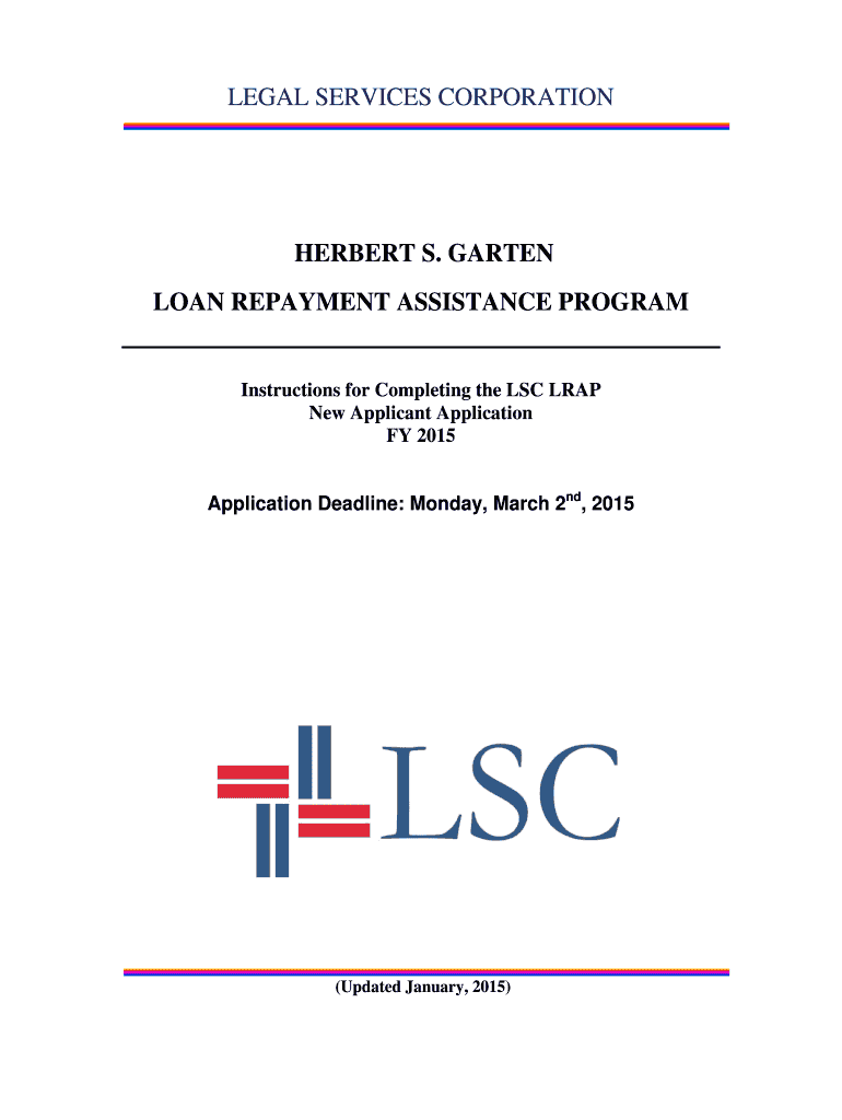 Fillable Online newain lsc Instructions for Completing the New Applicant Application Form ...