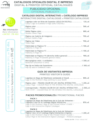 Fillable Online CATALOGOS OFICIALES DIGITAL E IMPRESO Fax Email Print ...