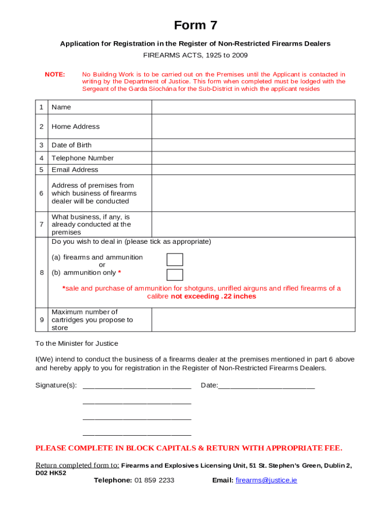 7/ 7 CR - Application for Federal Firearms License (ATF 5310. ... Doc ...
