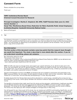 Fillable Online Informed Consent FormsInstitutional Review ...