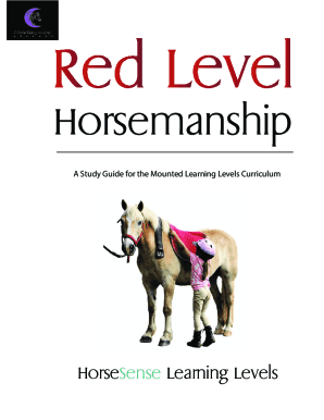 Fillable Online horsesenselearninglevels.comlearning-levelsTeach the ...